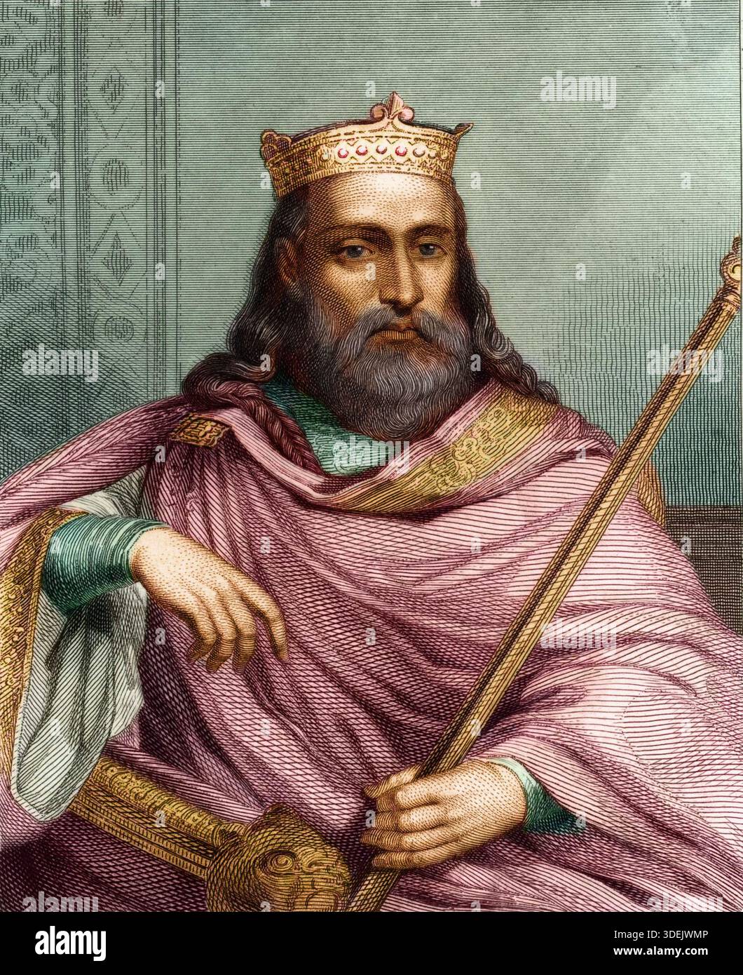 Clotaire i king of the franks 497 561 hi-res stock photography and ...