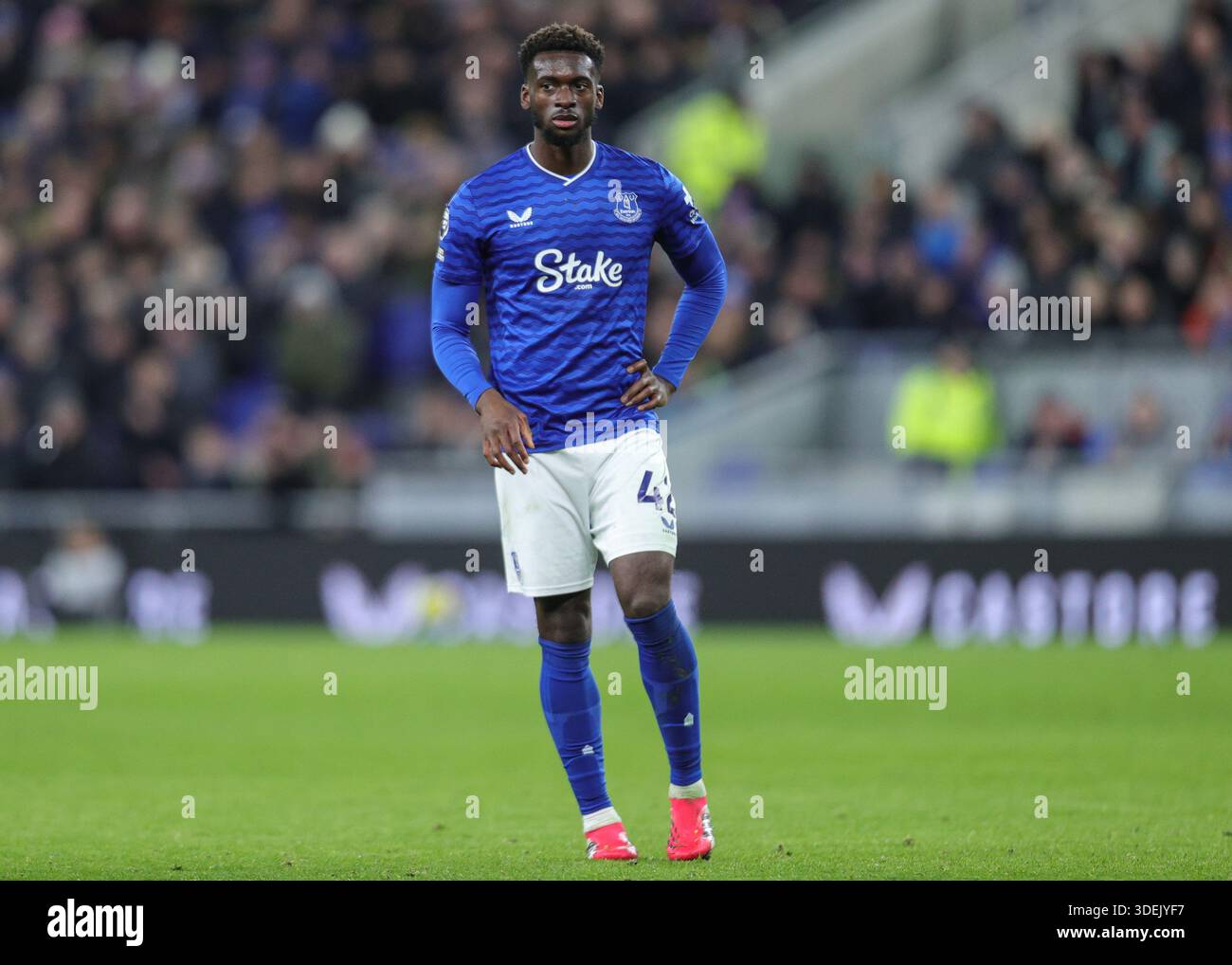 Tim Iroegbunam of Everton during the Premier League match Everton vs ...