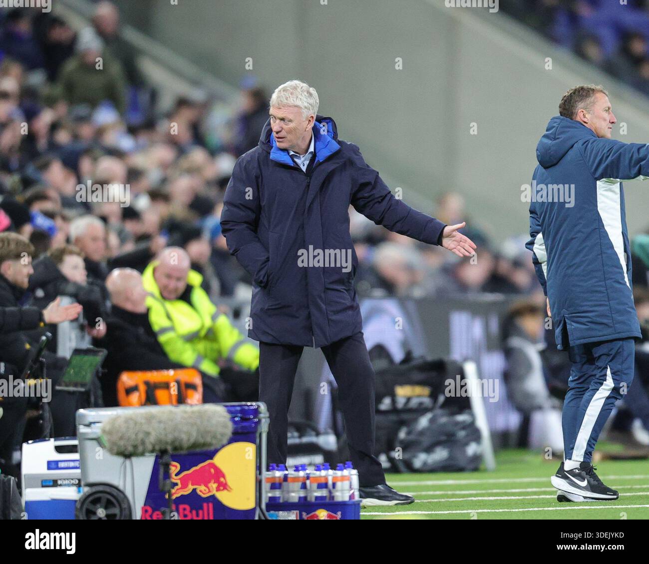 David Moyes manager of Everton during the Premier League match Everton ...