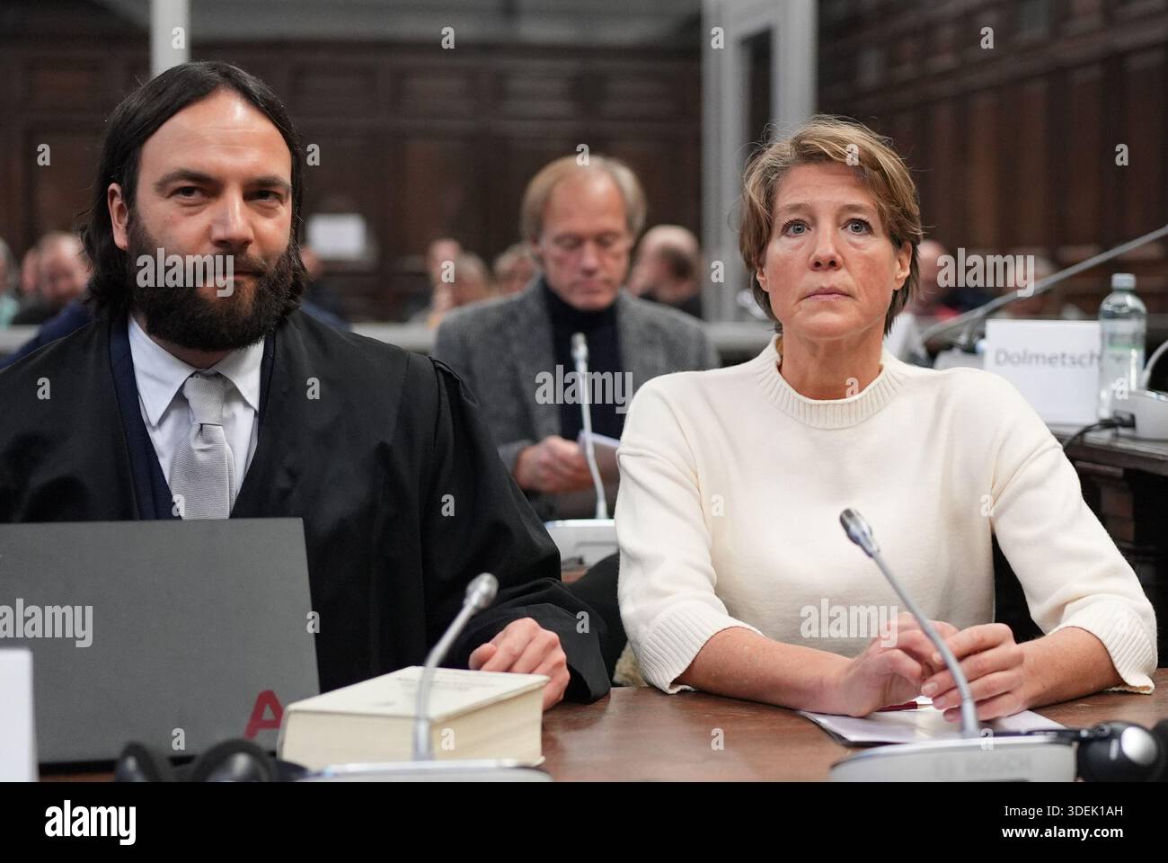 08 January 2026, Hamburg: Christina Block (r), German restaurateur and ...