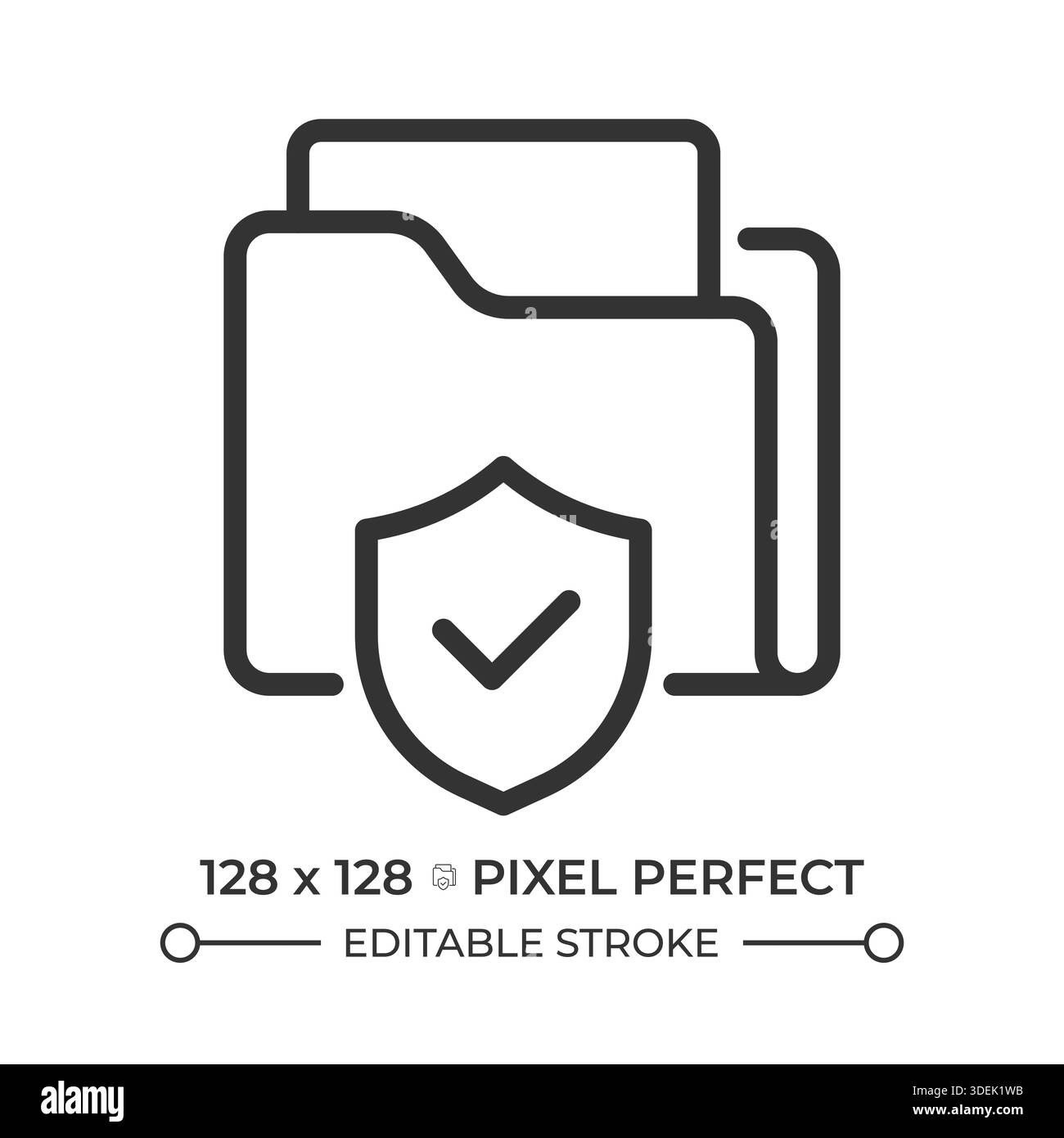 File security pixel perfect Cut Out Stock Images & Pictures - Alamy