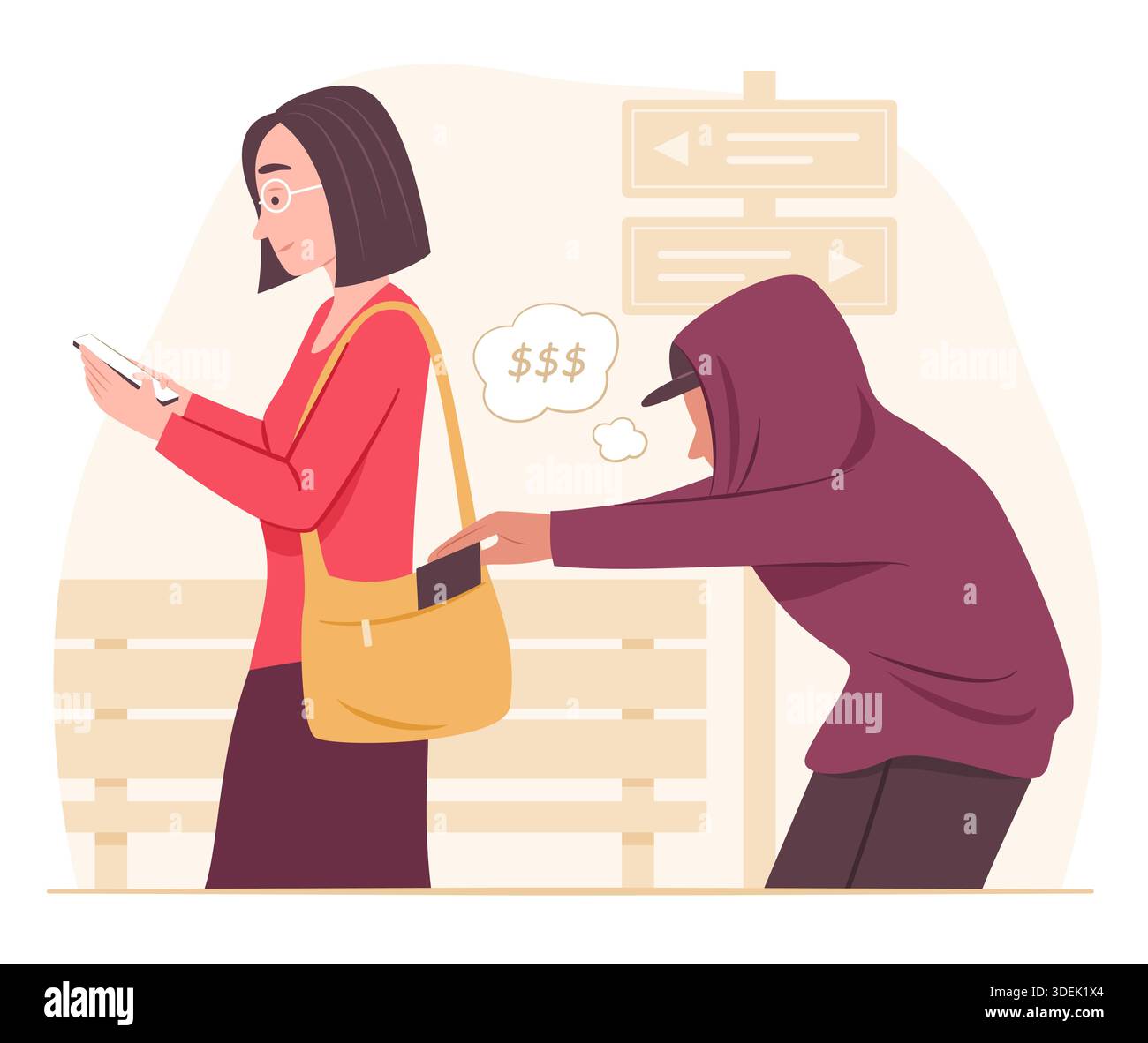 Man in hood concept Stock Vector Images - Alamy