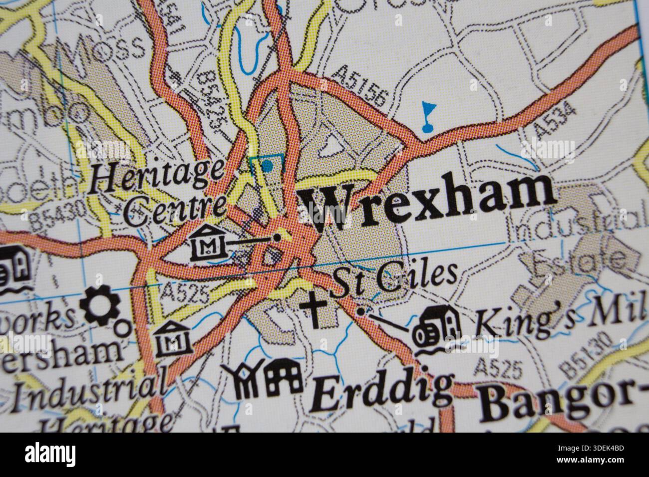 Wrexham outline hi-res stock photography and images - Alamy