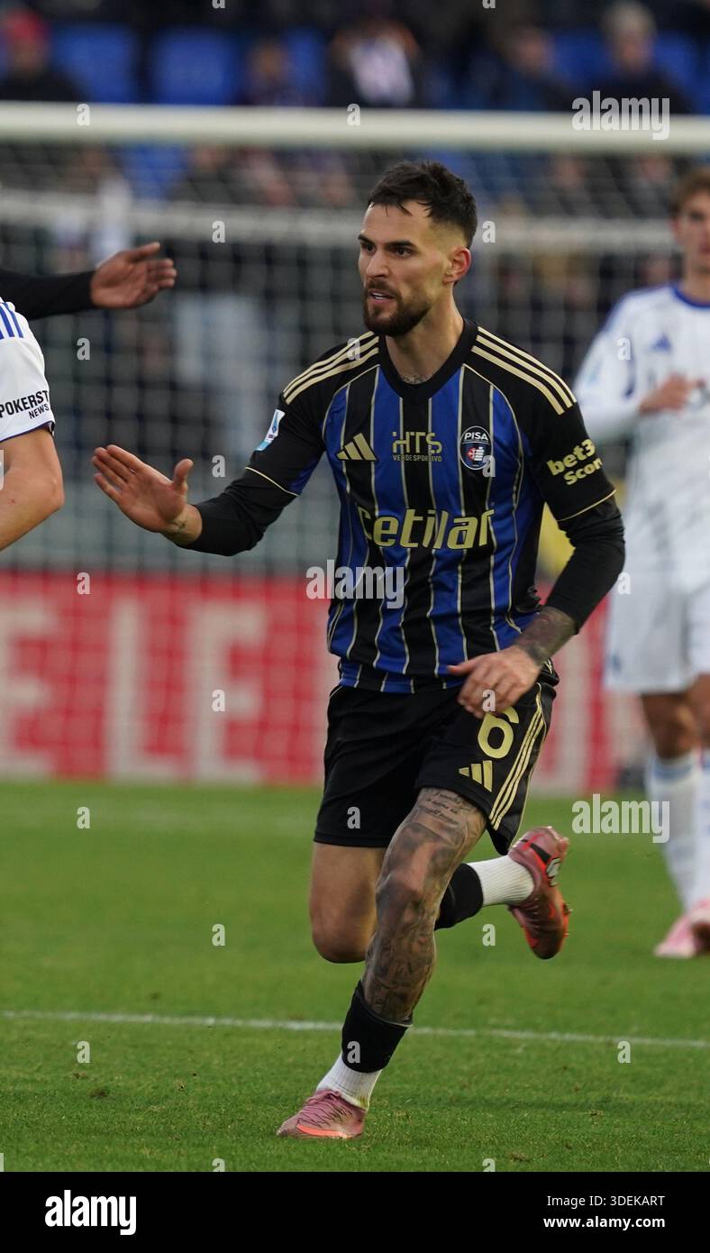 Pisa'sMarius Marin ....During the Serie A soccer match between Pisa and ...