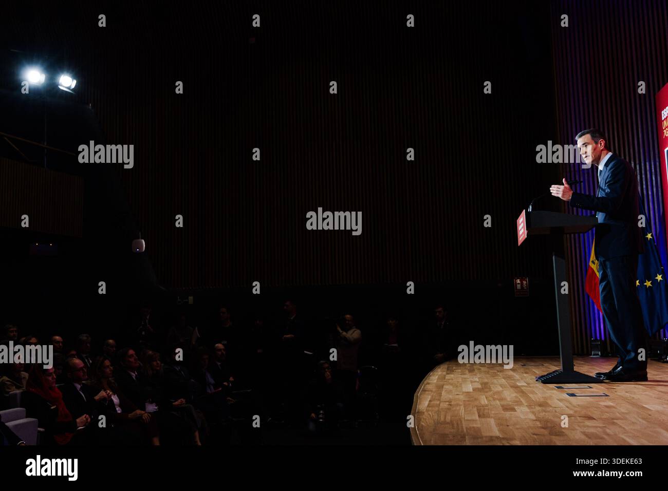 the President of the Government, Pedro Sánchez, during the Conference ...