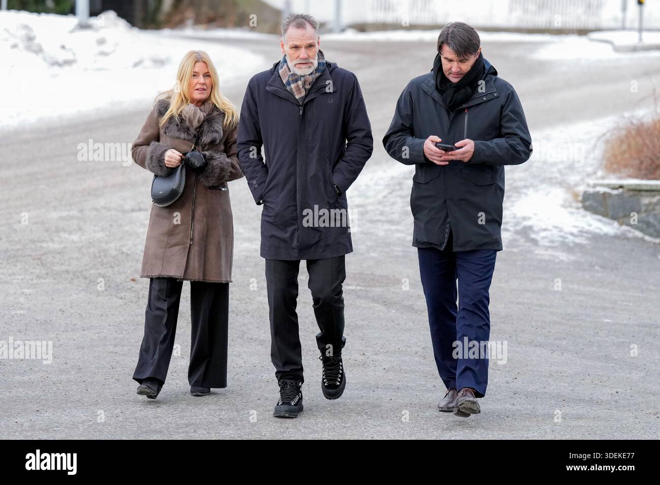 Molde 20260108. Erik Hoftun (center) and Jørn Jamtfall (right) at the ...