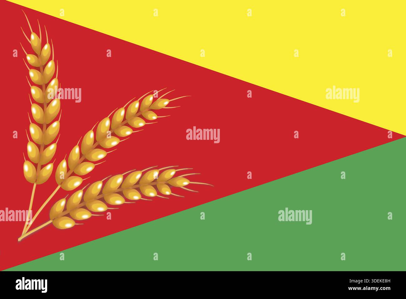 Flags of Ukraine and Peru - 3D illustration. Two Flags Together ...