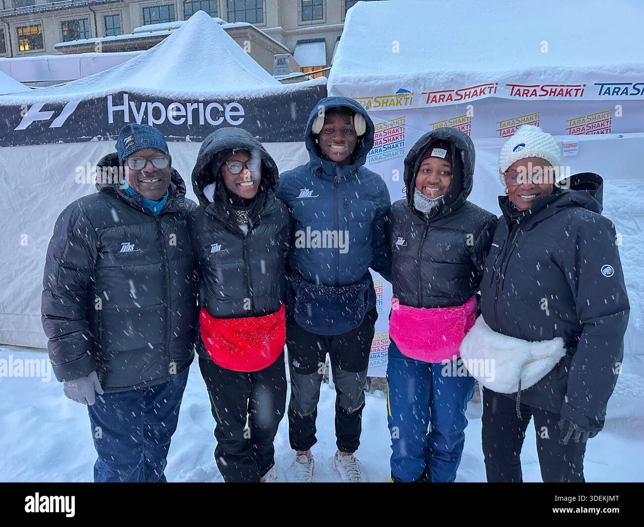 The Rivers family, from left, Henri, Henniyah, Henri IV, Helaina and ...