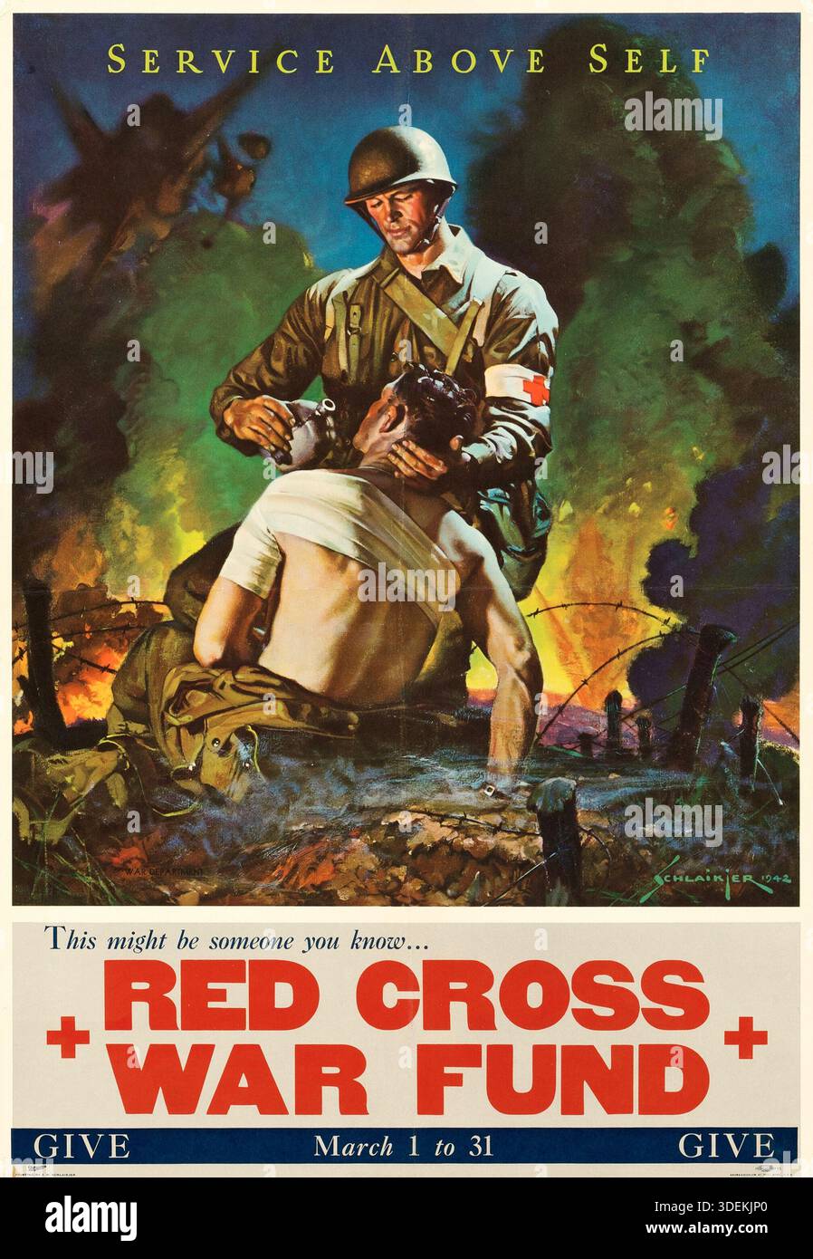 Red Cross War fund - World War II Propaganda (U.S. War Department, 1942 ...