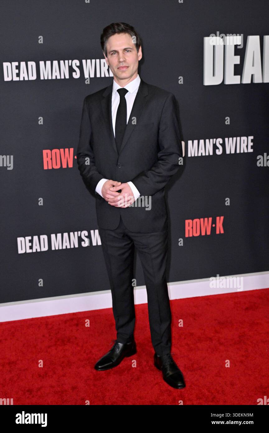 Neil Mulac bei der Premiere des Kinofilms Dead Mans Wire im AMC The ...