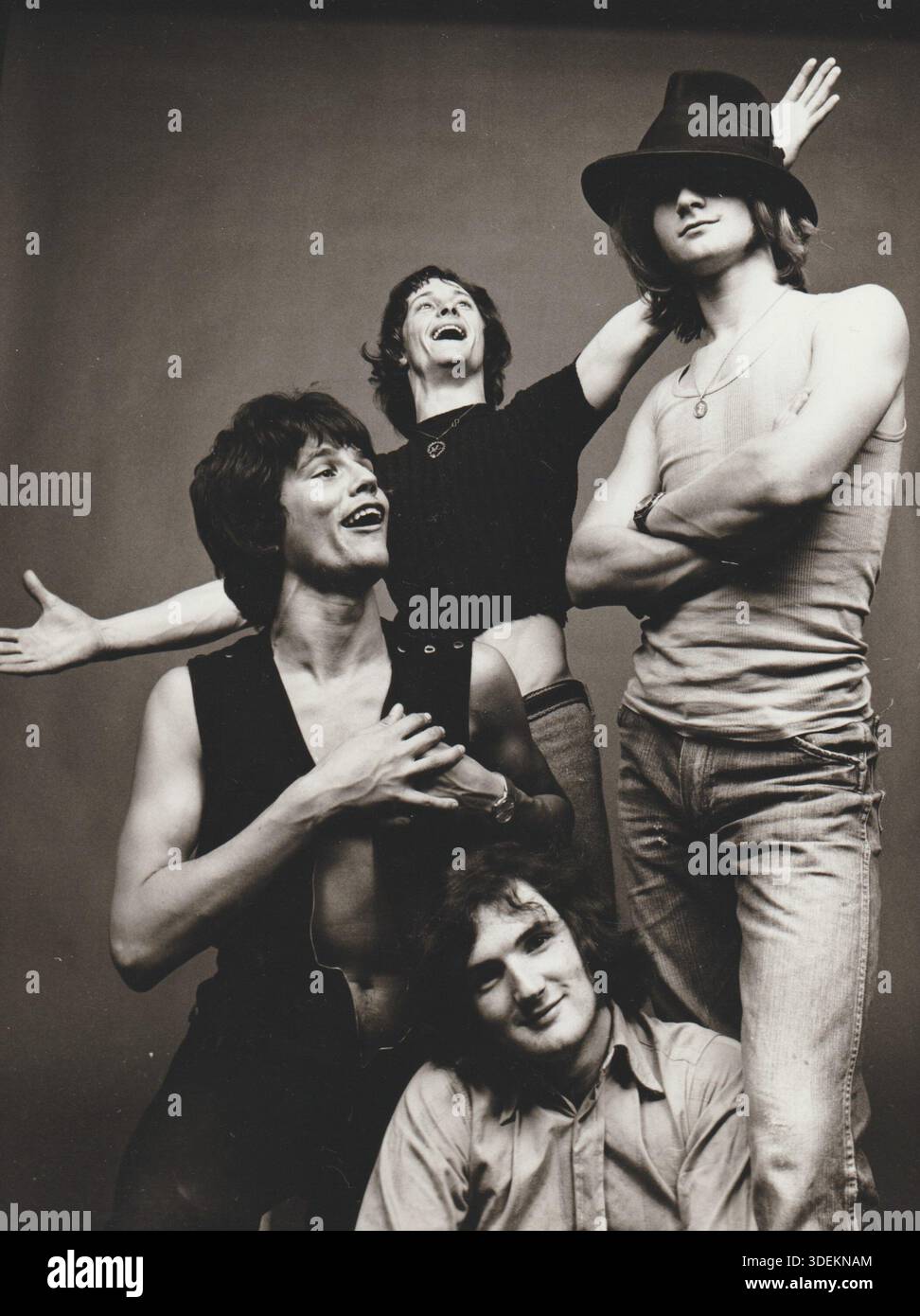 Phil Collins with his first band Flaming Youth, 1969 Stock Photo - Alamy