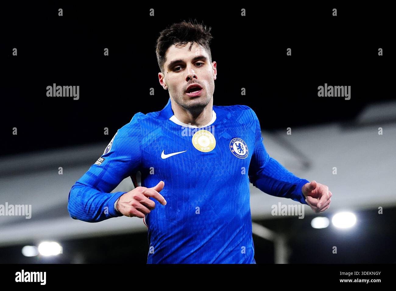 Chelsea's Pedro Neto during the Premier League match at Craven Cottage ...