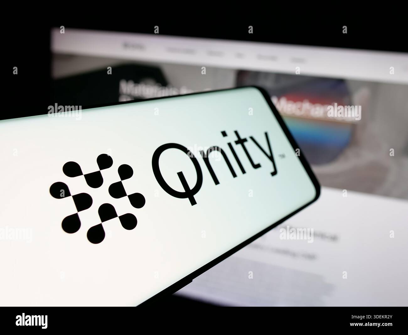In this photo illustration, a smartphone with the logo of US technology ...