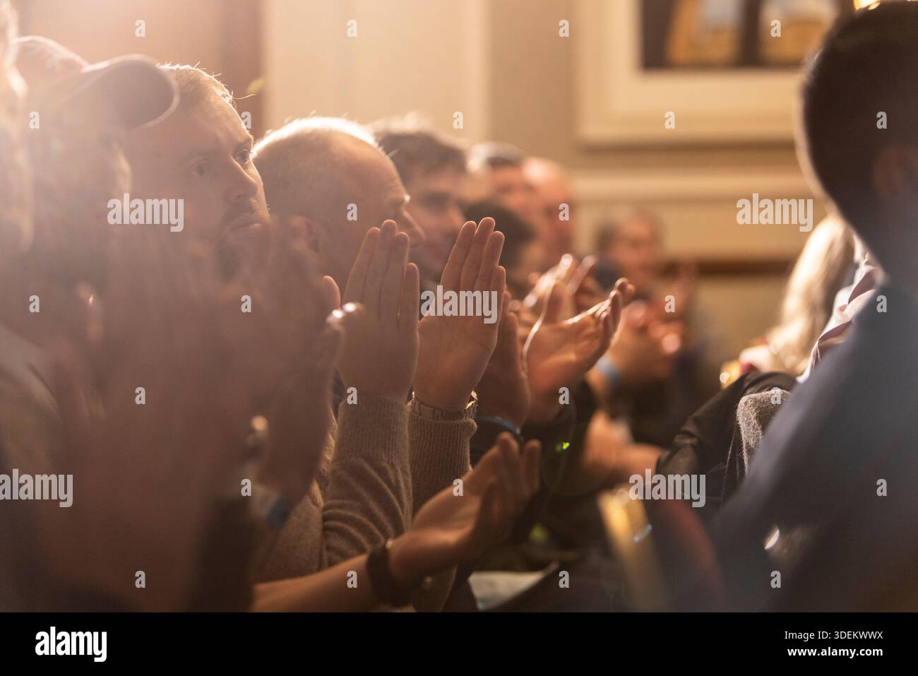 Thomas Kerr, Reform UK party councillor from Glasgow, speaking at a ...