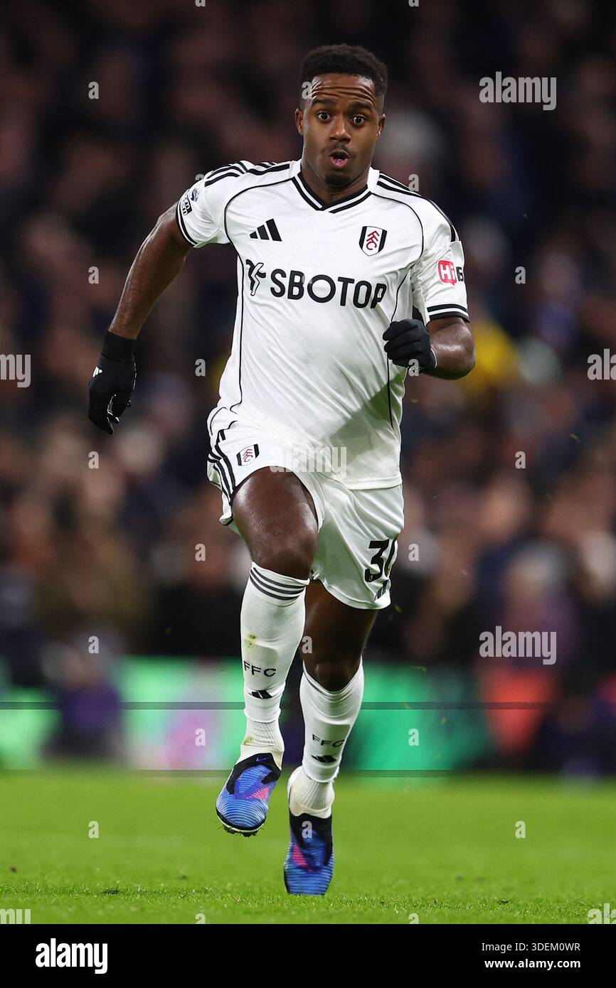 London, England, 7th January 2026. Ryan Sessegnon of Fulham during the ...