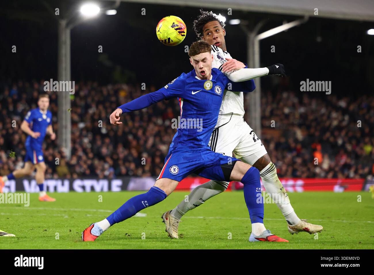 London, England, 7th January 2026. Cole Palmer of Chelsea and Kevin of ...