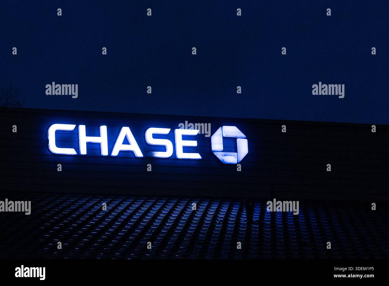 A sign for Chase bank is seen on Tuesday, Jan. 6, 2026, in Portland ...
