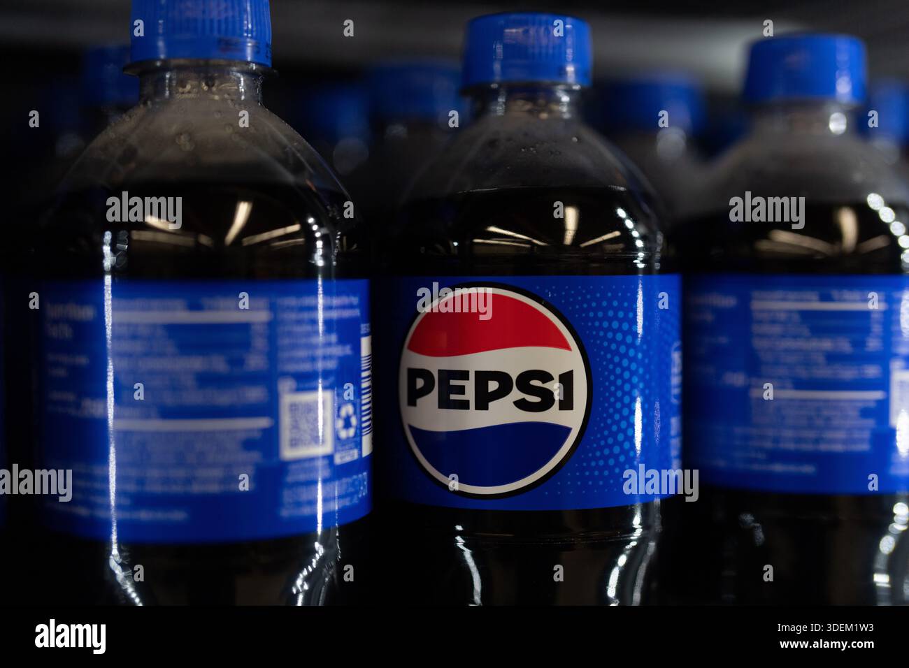 Bottles of Pepsi are displayed for sale at Hawthorne Market on Tuesday ...