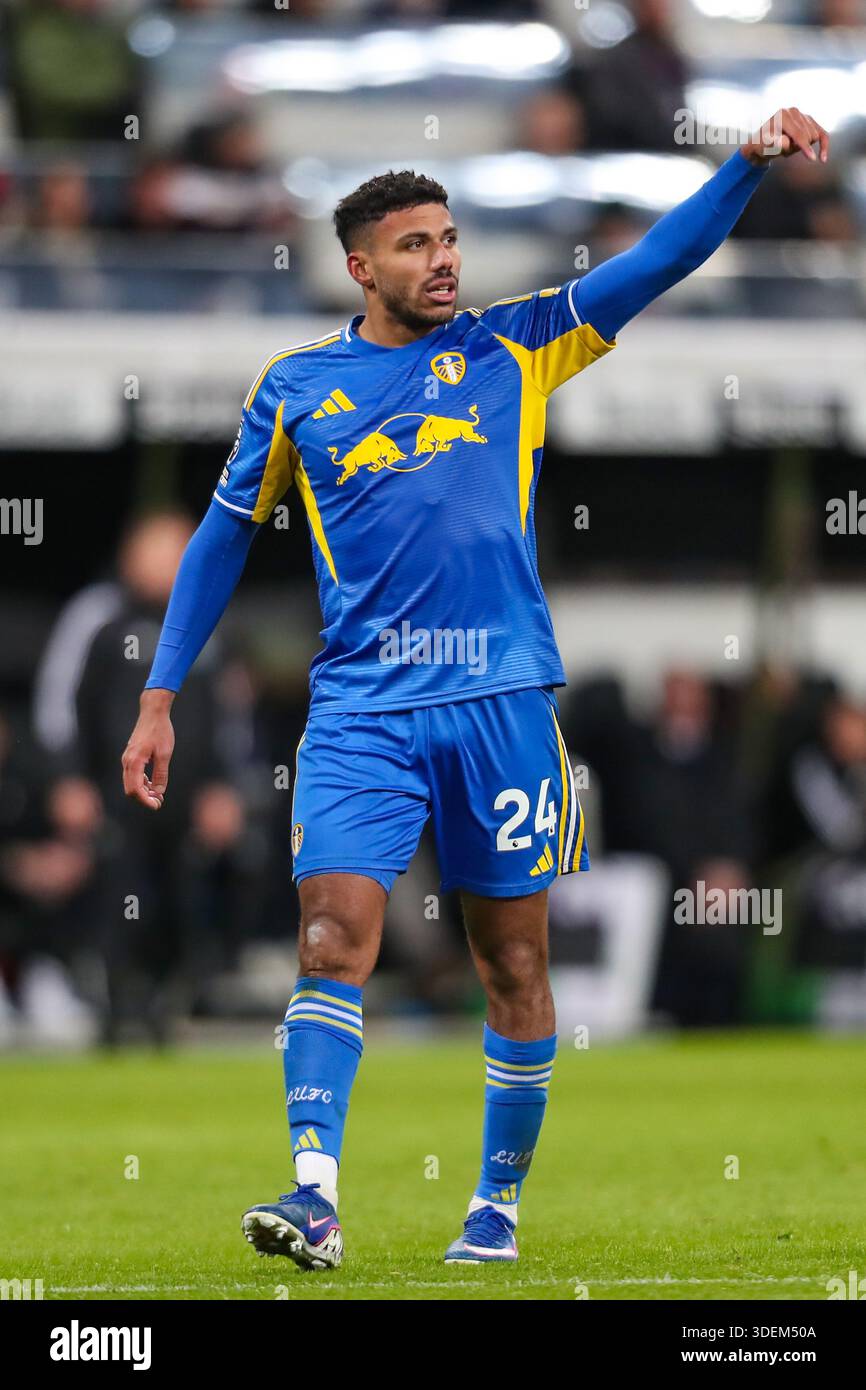 James Justin Of Leeds United during the Newcastle United v Leeds United ...