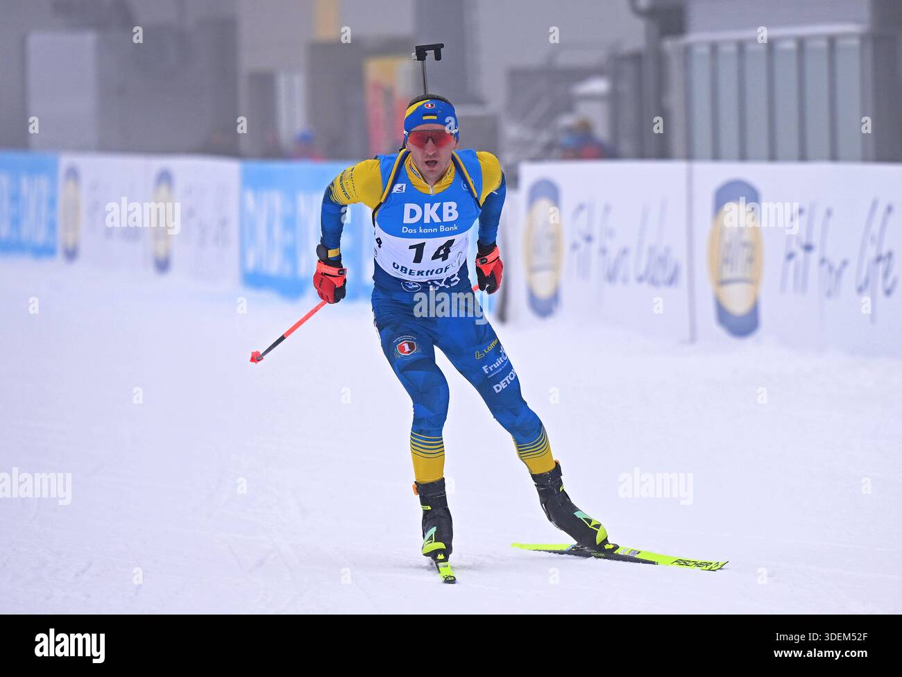 08 January 2026, Thuringia, Oberhof: Biathlon: World Cup, sprint 10 km ...