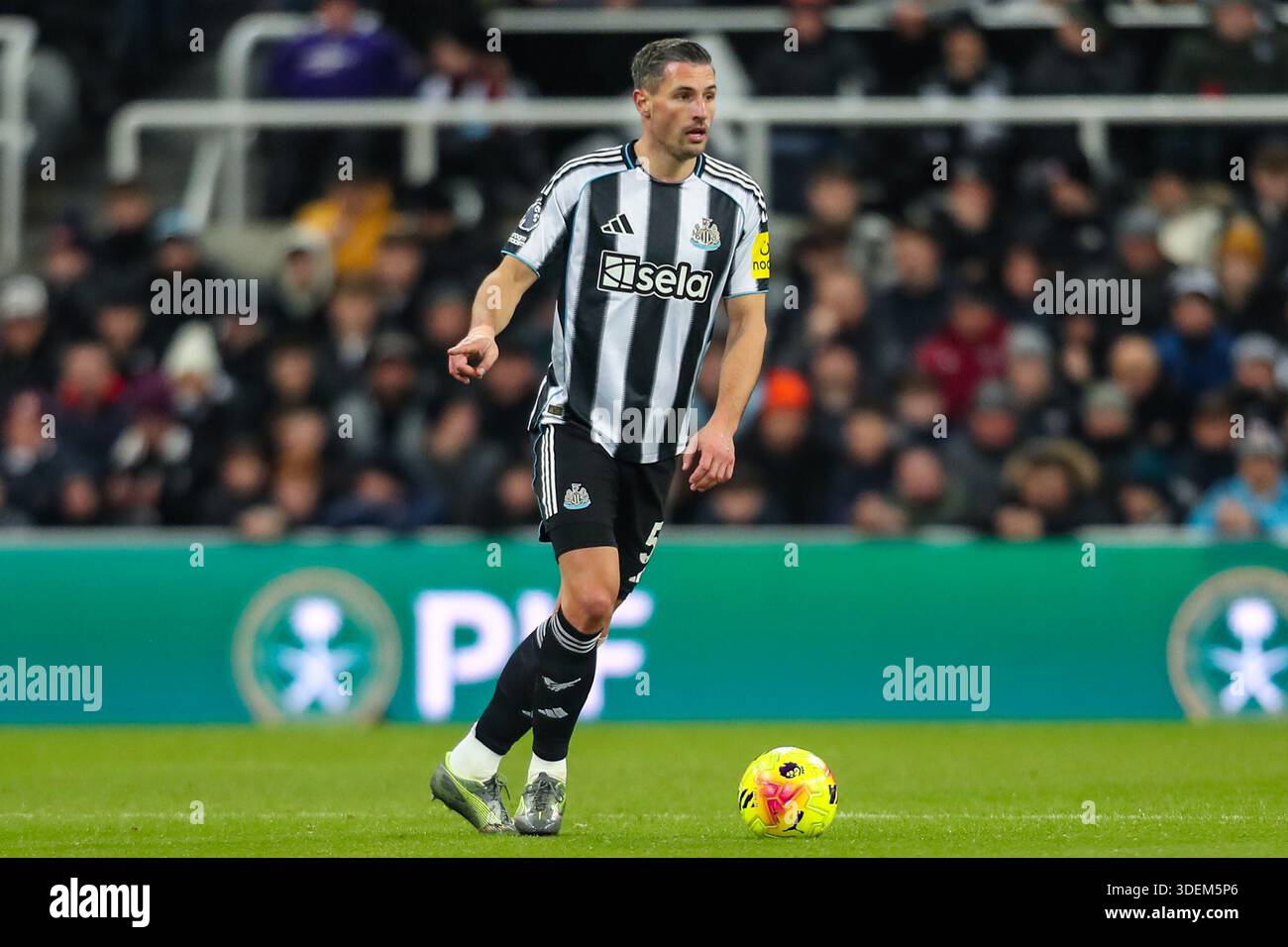 Fabian Schär Of Newcastle United during the Newcastle United v Leeds ...