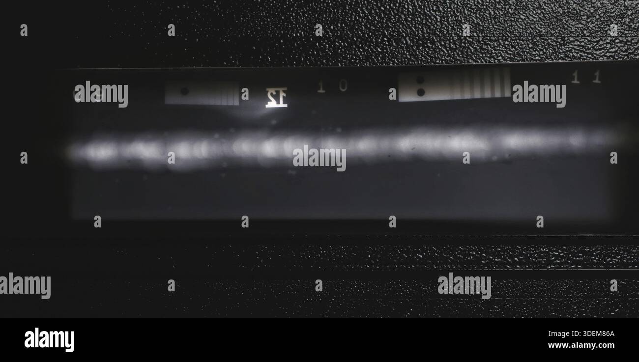 X-ray of a welded seam of the pipeline with an invalid size defects ...