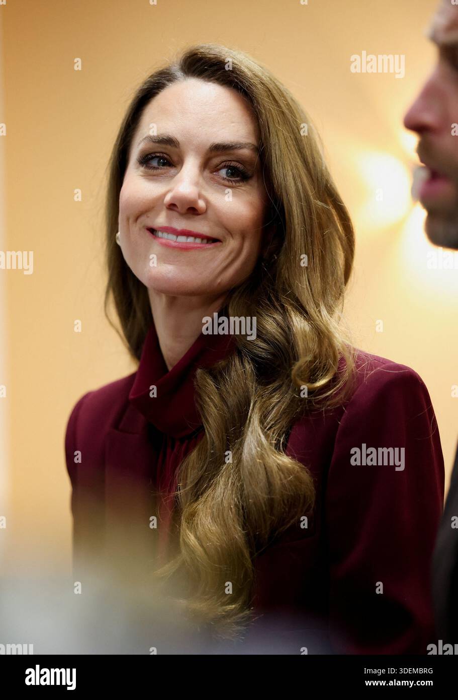 Britain's Kate, Princess of Wales looks at Prince William, Prince of ...