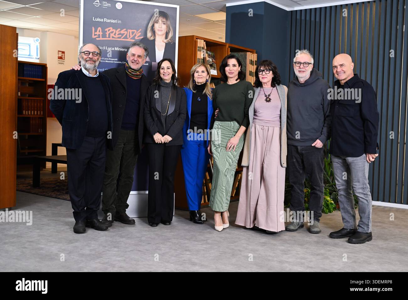 Rome: Rai Headquarters. Photocall for "The Principal." Pictured ...