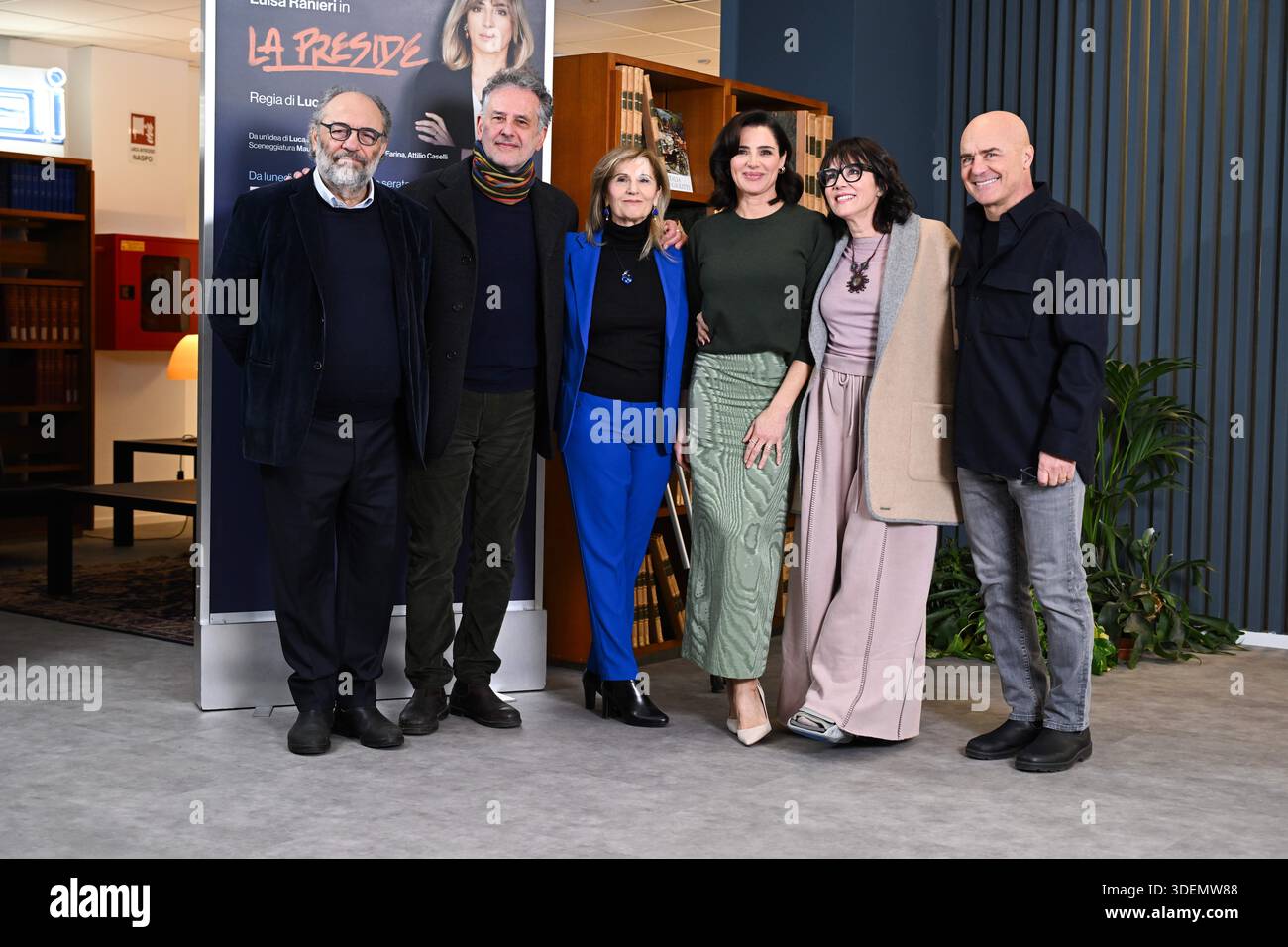Rome: Rai Headquarters. Photocall for "The Principal." Pictured ...