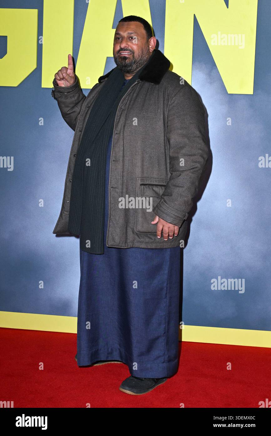 Prince Naseem Hamed attends "Giant" UK Gala Screening at Picturehouse ...