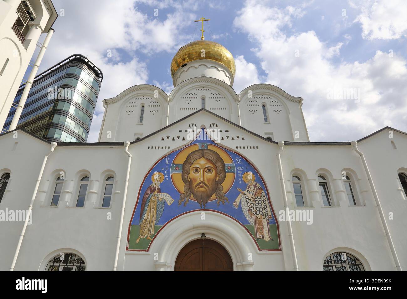 Exterior of the Temple of St. Nicholas the Miracle Worker. Built in ...