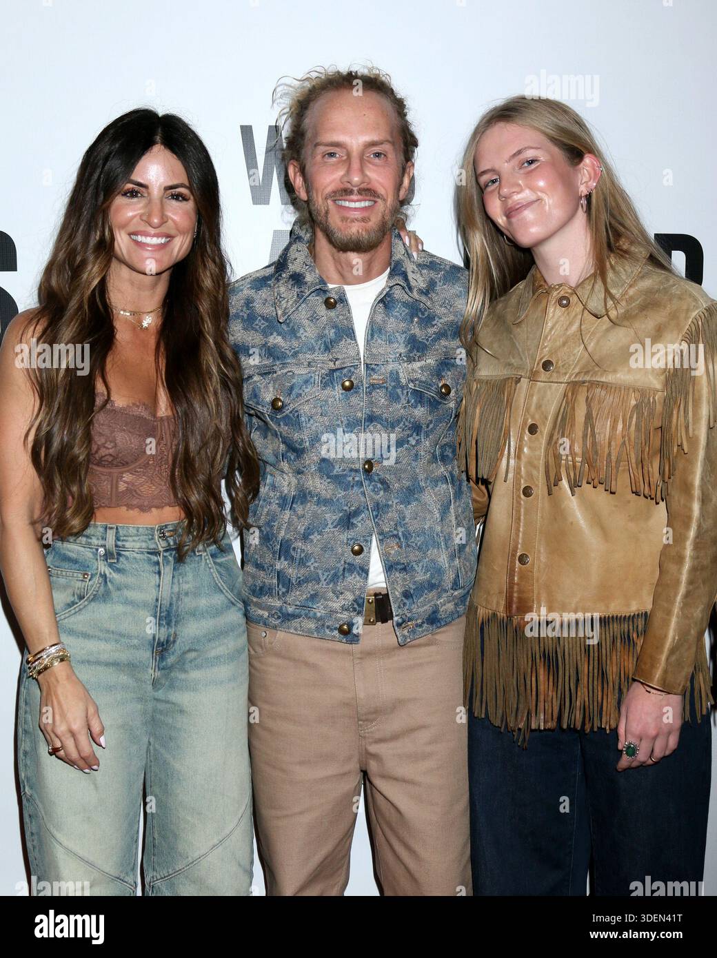 LOS ANGELES - JAN 6: Alison Victoria, Brandt Andersen, Saylor Andersen ...