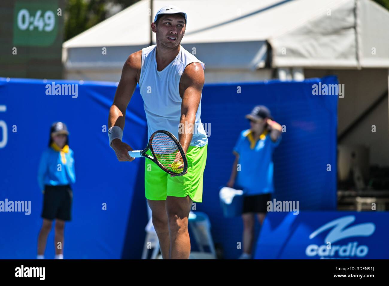 Canberra, Australia. 8 January 2026, James McCabe during the Canberra ...