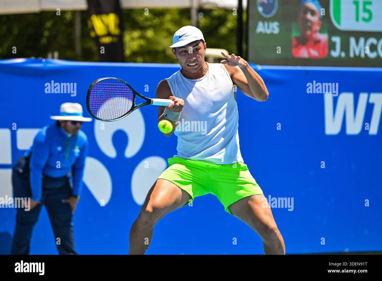 Canberra, Australia. 8 January 2026, James McCabe during the Canberra ...