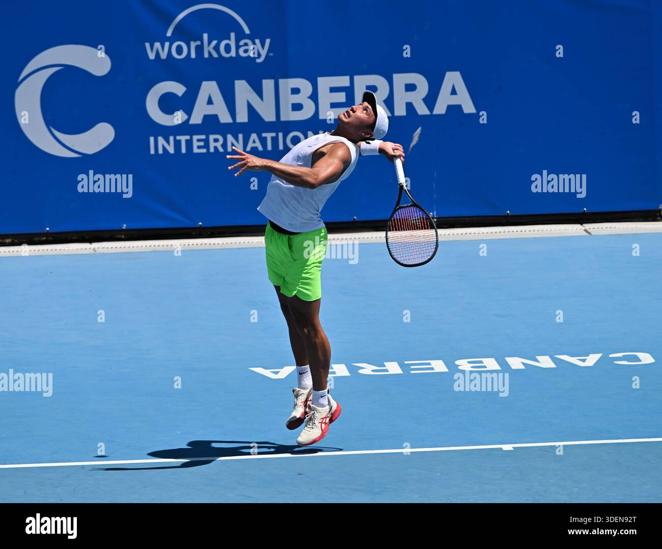 Canberra, Australia. 8 January 2026, James McCabe during the Canberra ...
