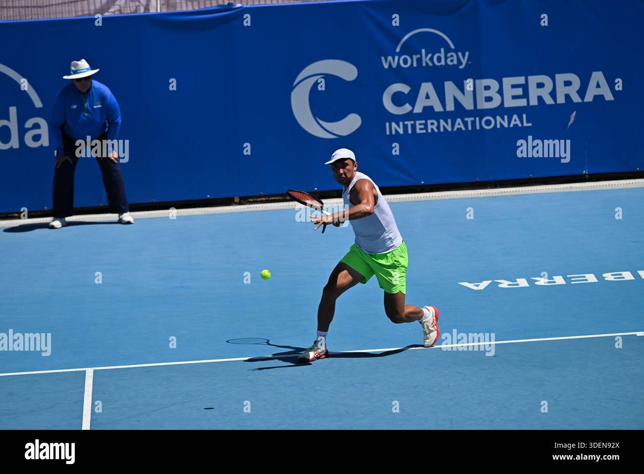 Canberra, Australia. 8 January 2026, James McCabe during the Canberra ...