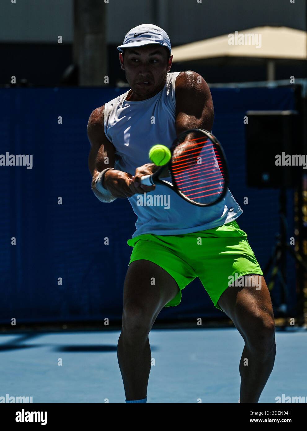 Canberra, Australia. 8 January 2026, James McCabe during the Canberra ...
