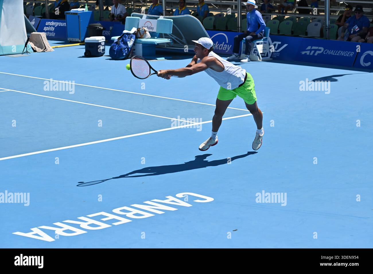 Canberra, Australia. 8 January 2026, James McCabe during the Canberra ...