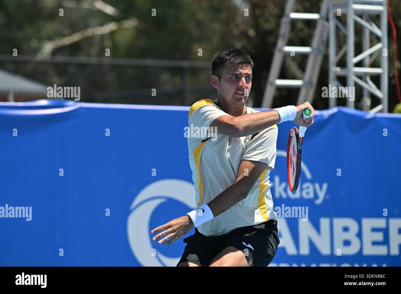 Canberra, Australia. 8 January 2026, Tomas Barrios Ver during the ...