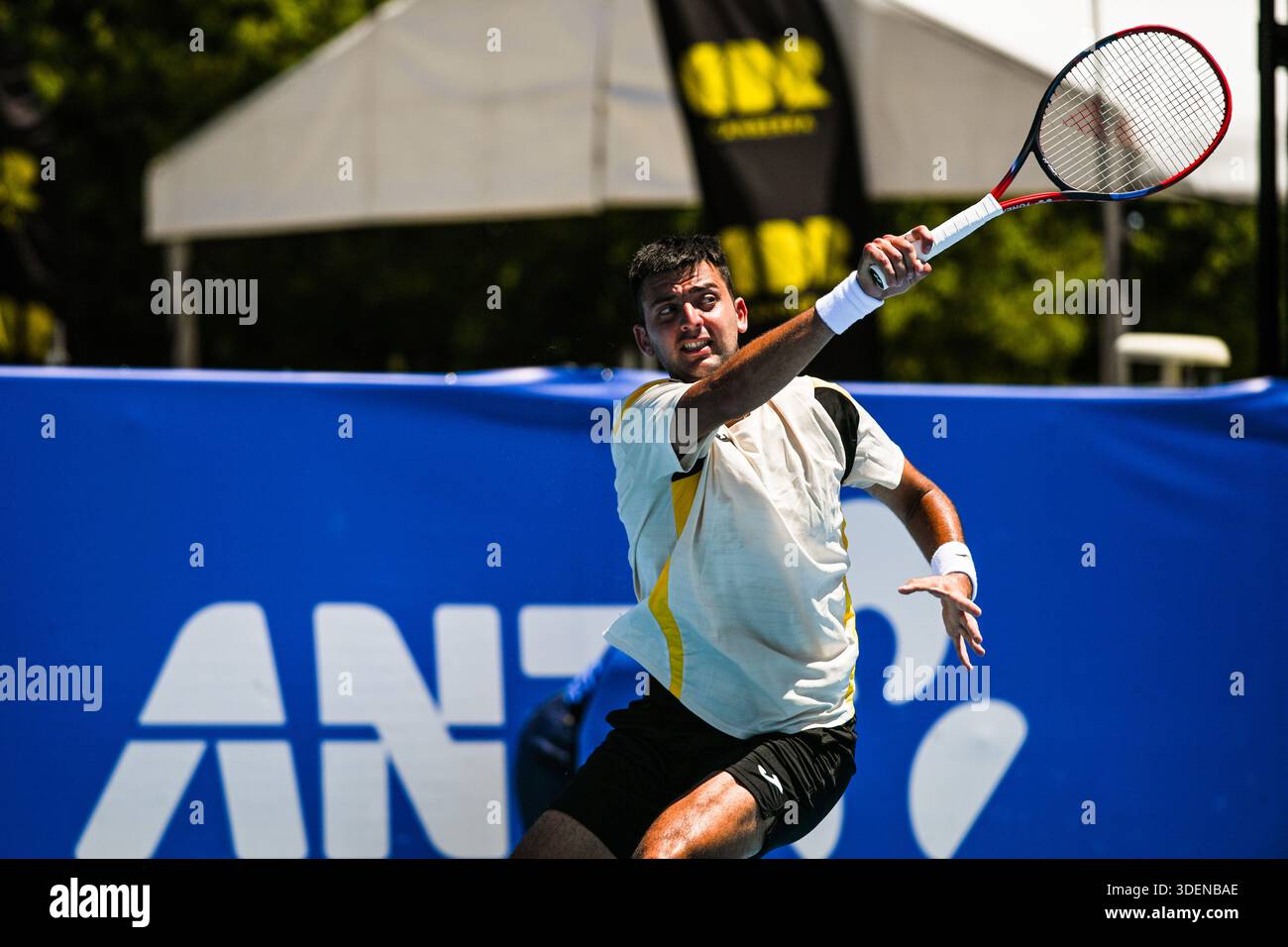 Canberra, Australia. 8 January 2026, Tomas Barrios Ver during the ...