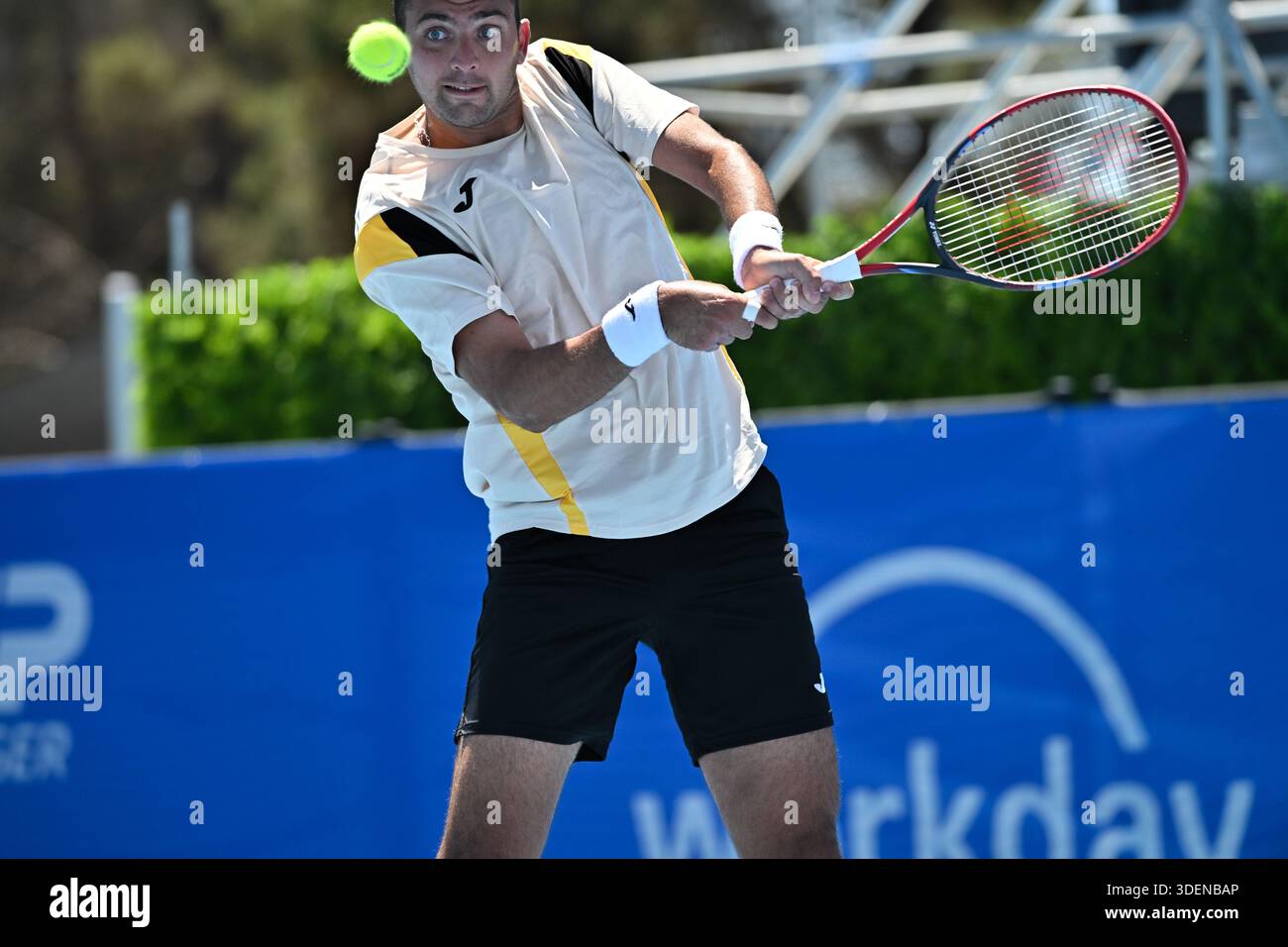 Canberra, Australia. 8 January 2026, Tomas Barrios Ver during the ...