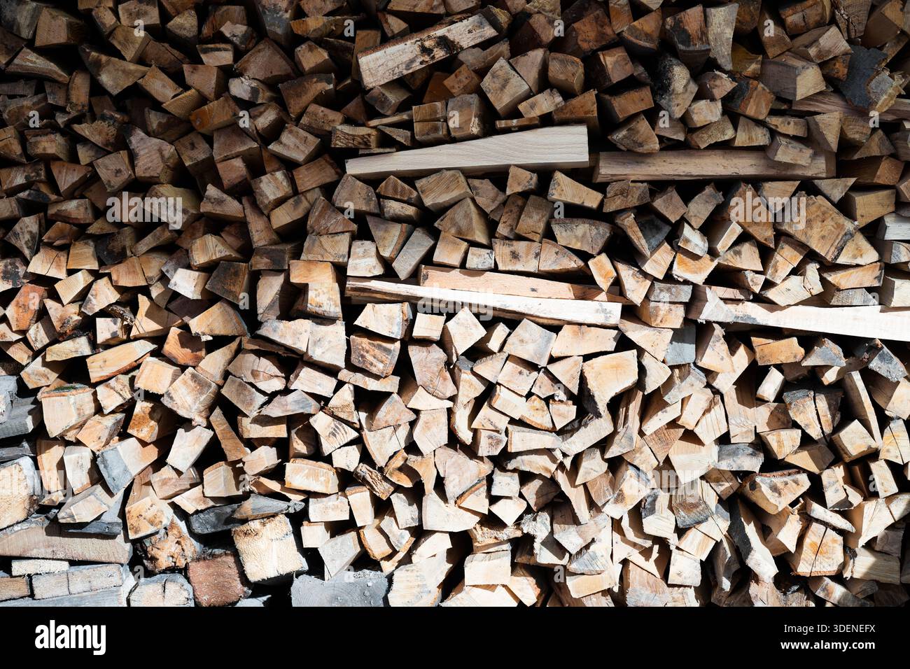 Wood logs stacked tightly hi-res stock photography and images - Alamy