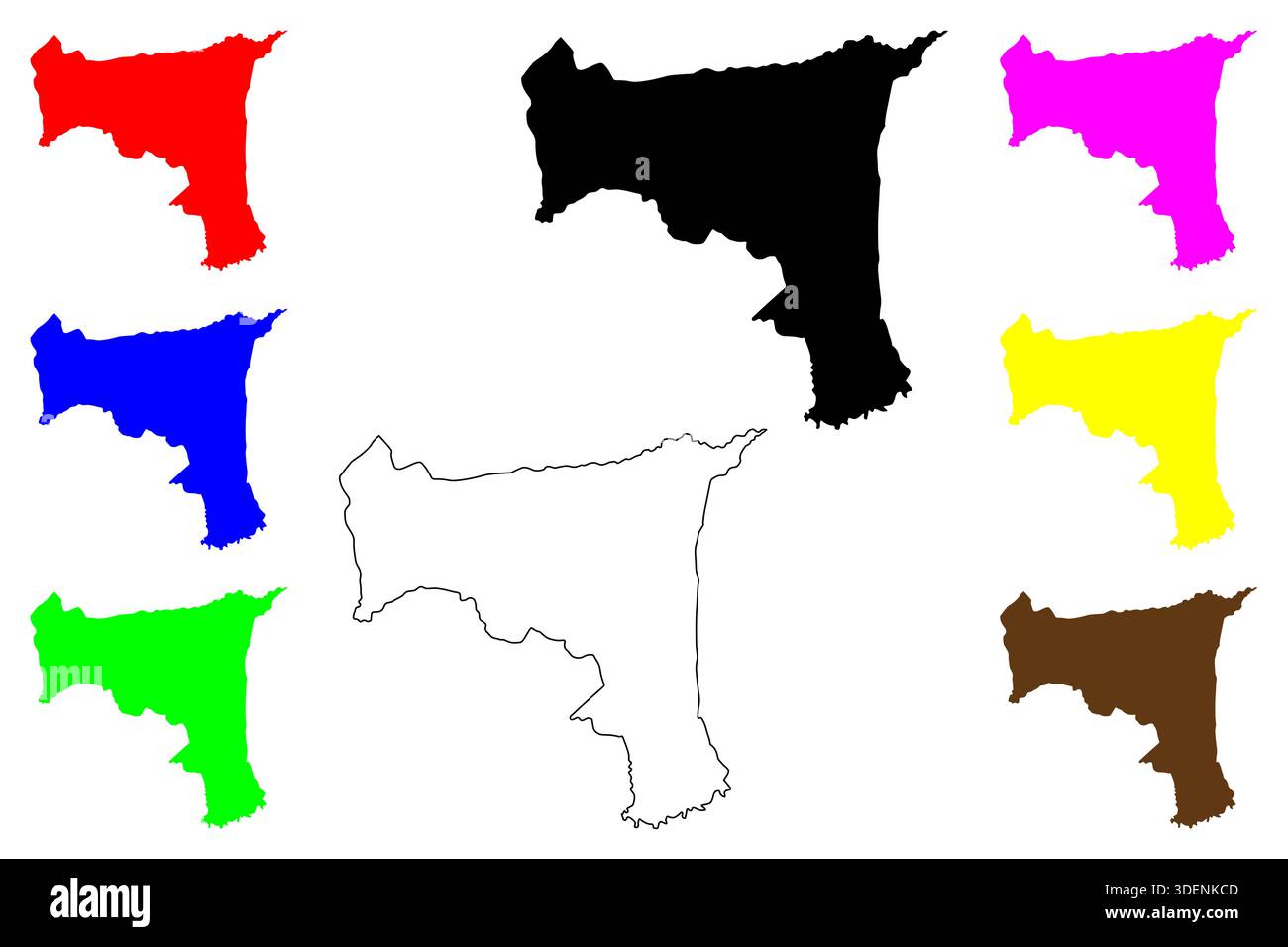 Batangas outline map vector vectors hi-res stock photography and images ...