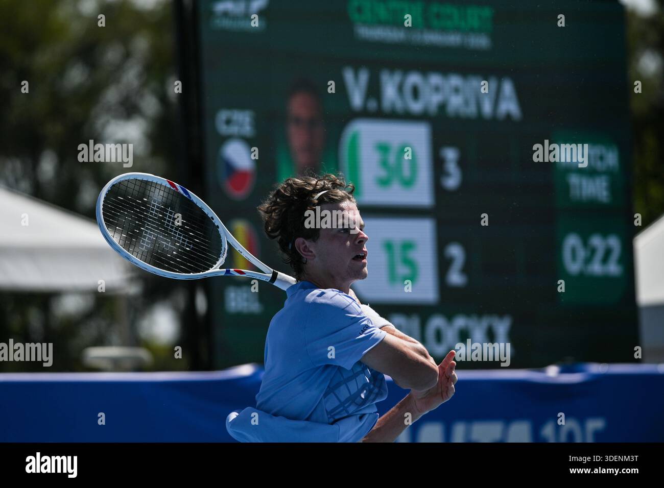 Canberra, Australia. 8 January 2026, Alexander Blockx during the ...