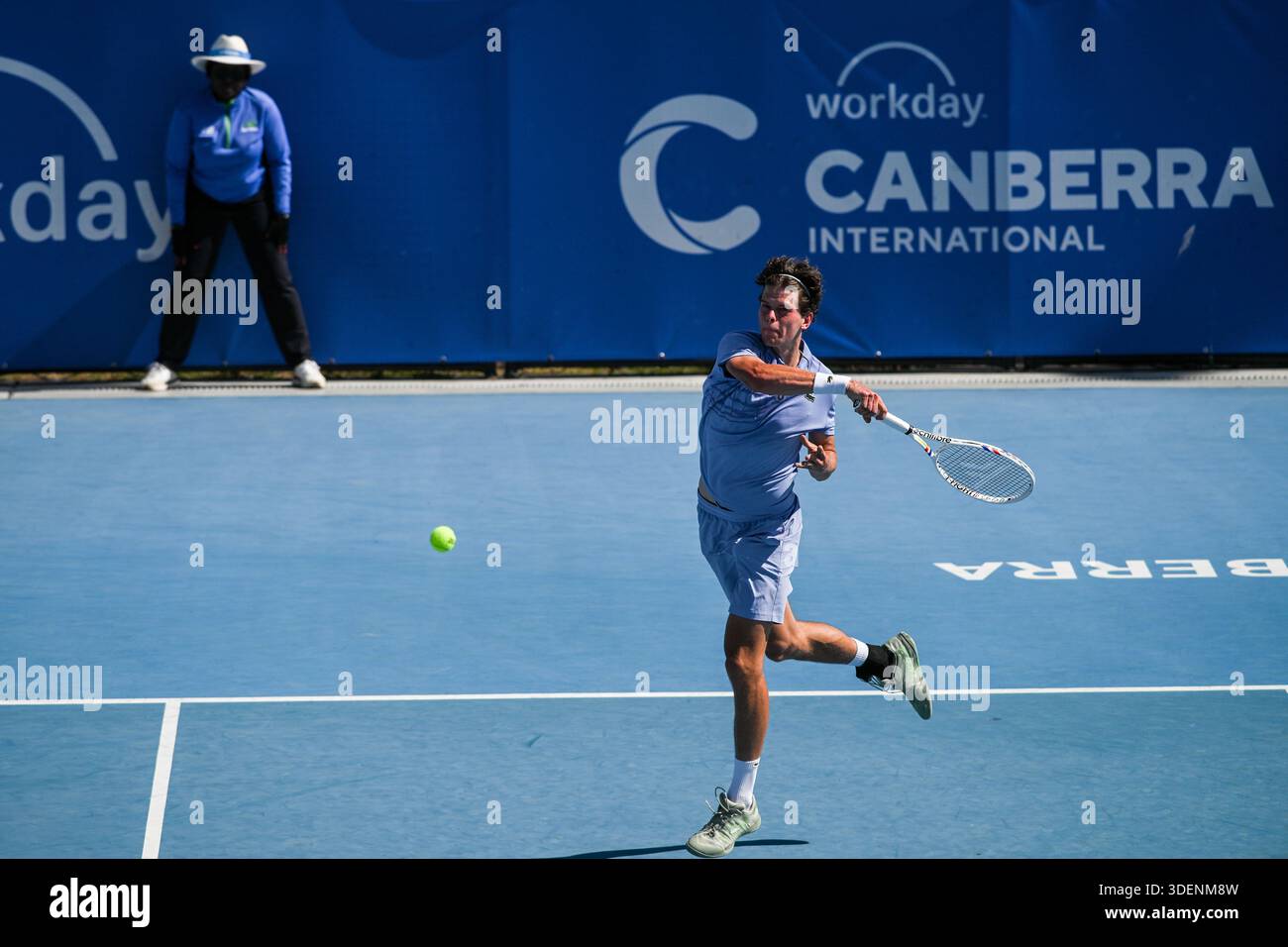 Canberra, Australia. 8 January 2026, Alexander Blockx during the ...