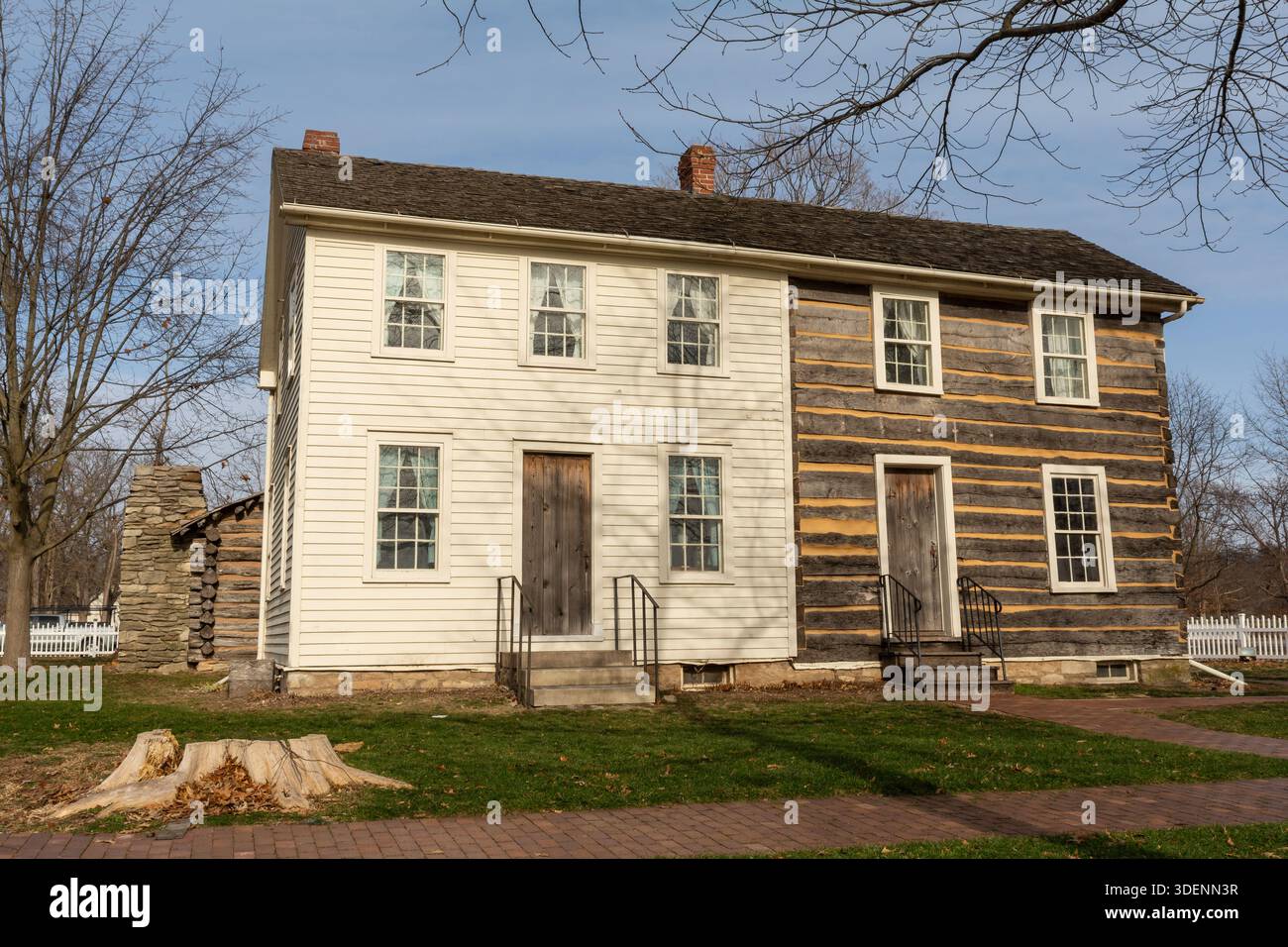 Nauvoo, Illinois, USA - December 30th 2025 - The restored family ...