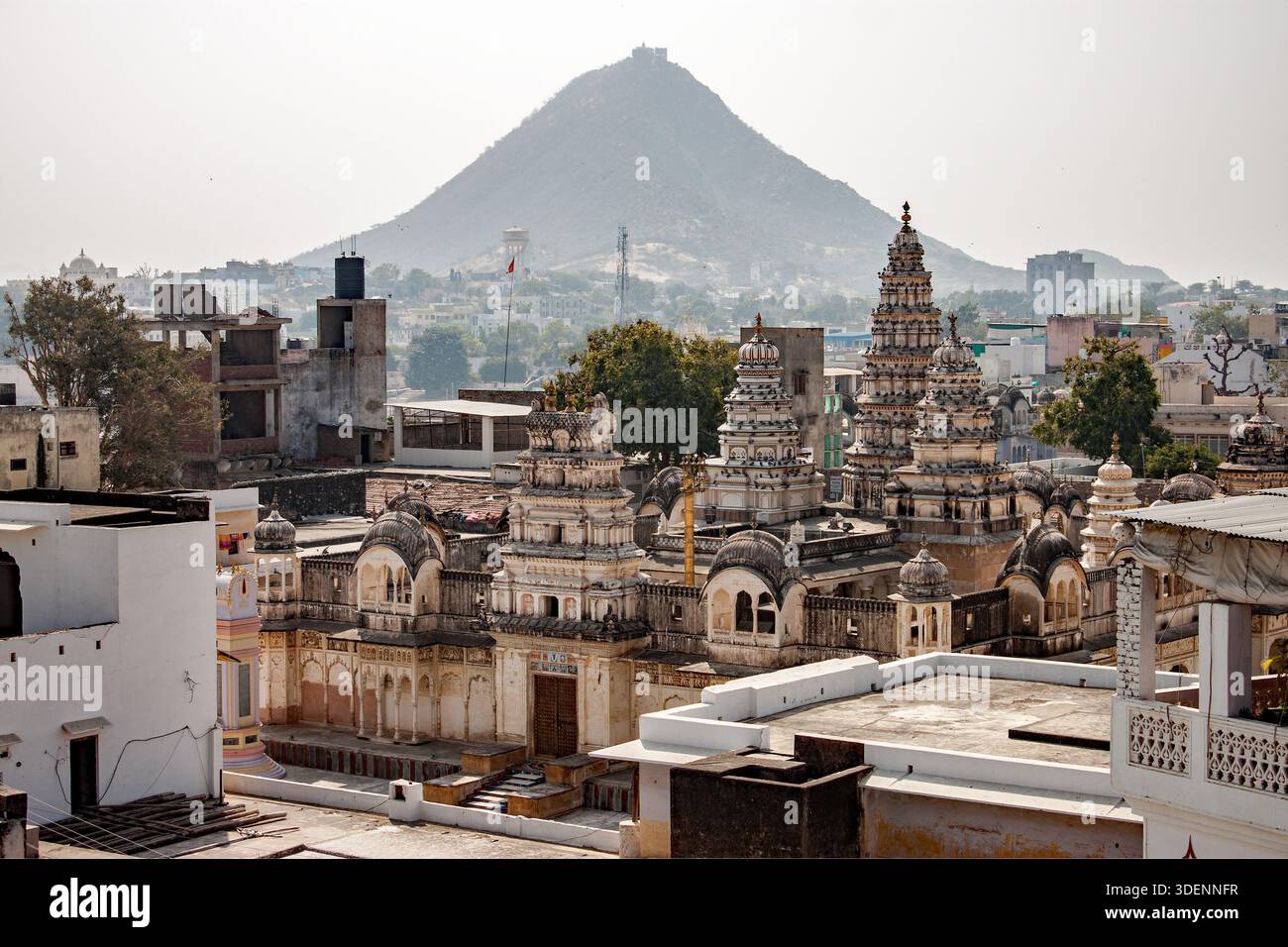 Traditional temple architecture with intricately carved towers hi-res ...