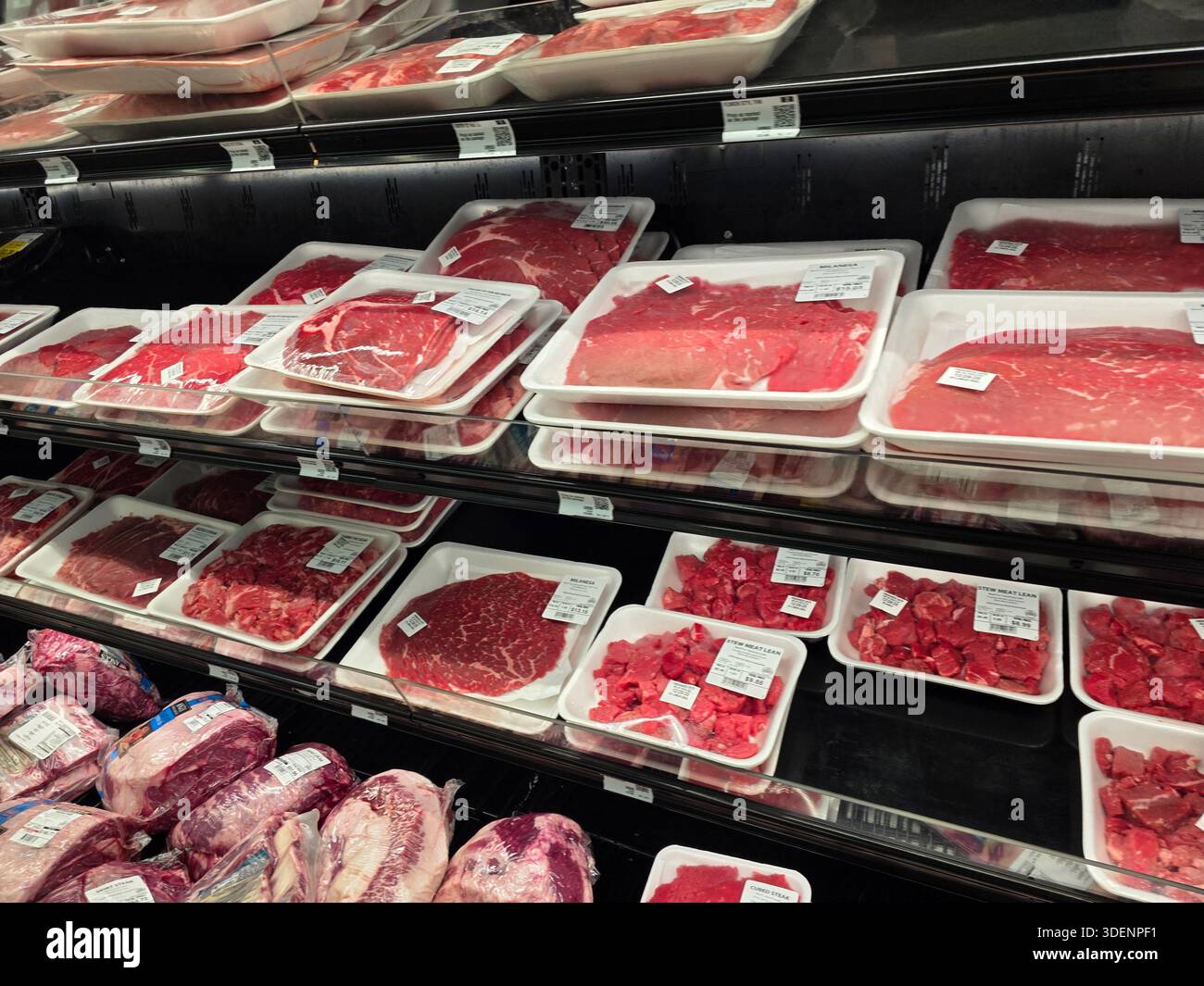 Walking Inside of Walmart Grocery Store Stock Photo - Alamy