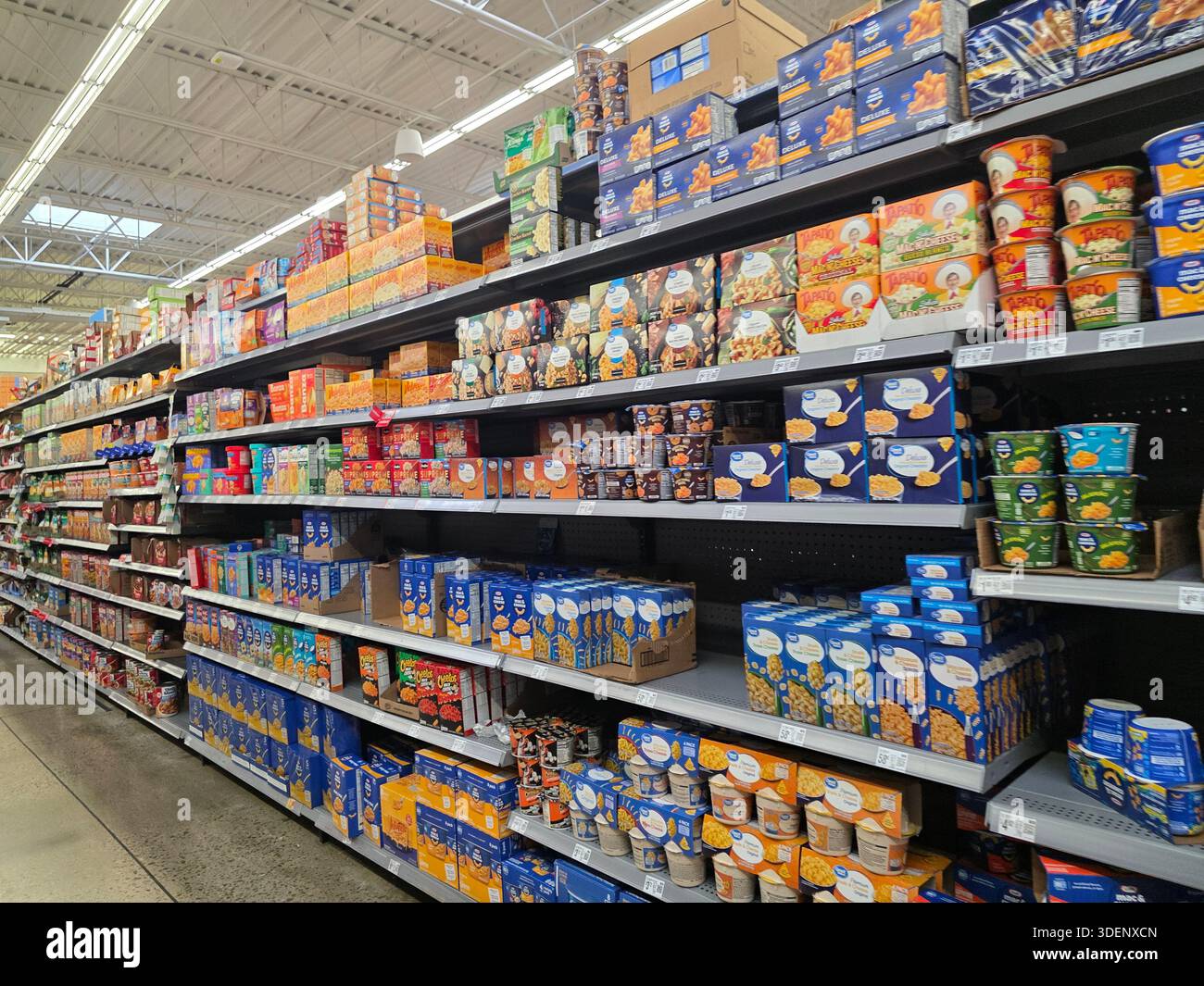 Walking Inside of Walmart Grocery Store Stock Photo - Alamy