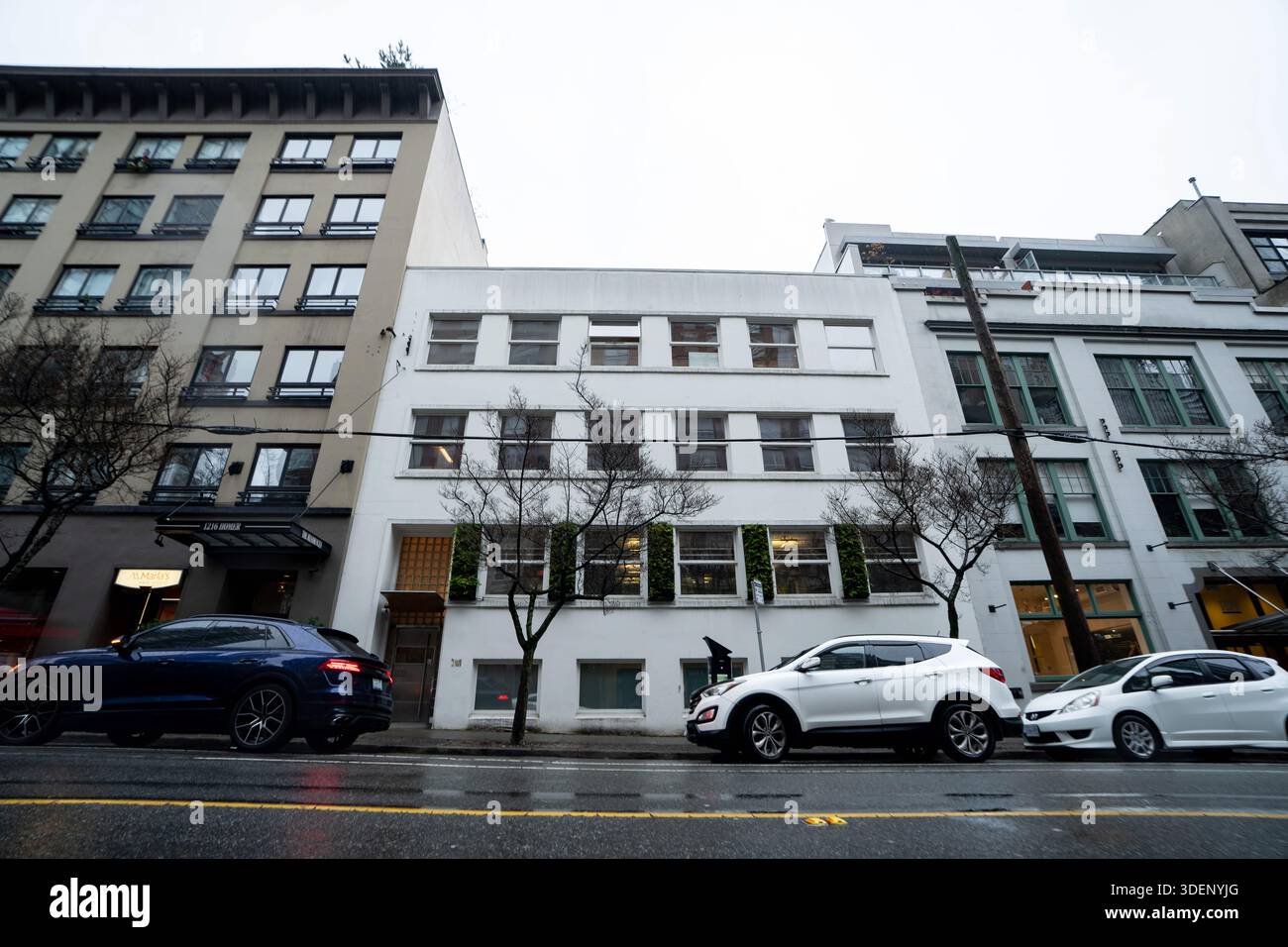 A four storey building is pictured at 1220 Homer Street in Vancouver ...
